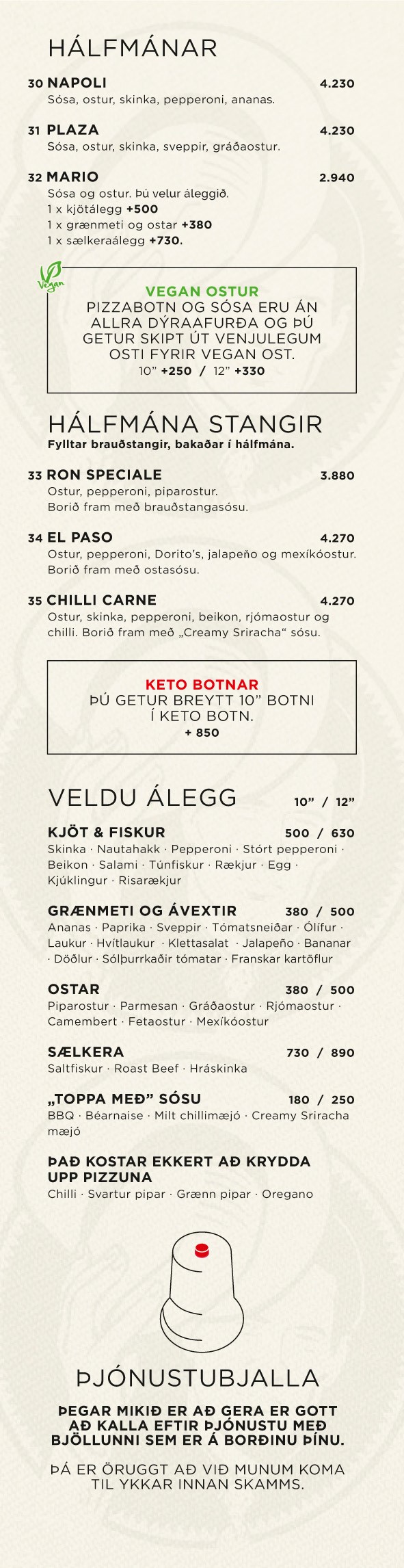 Matseðill Greifans | Greifinn