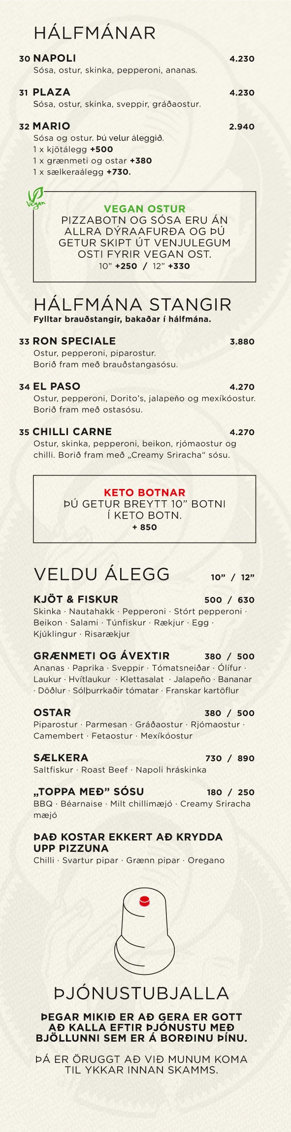 Matseðill Greifans | Greifinn