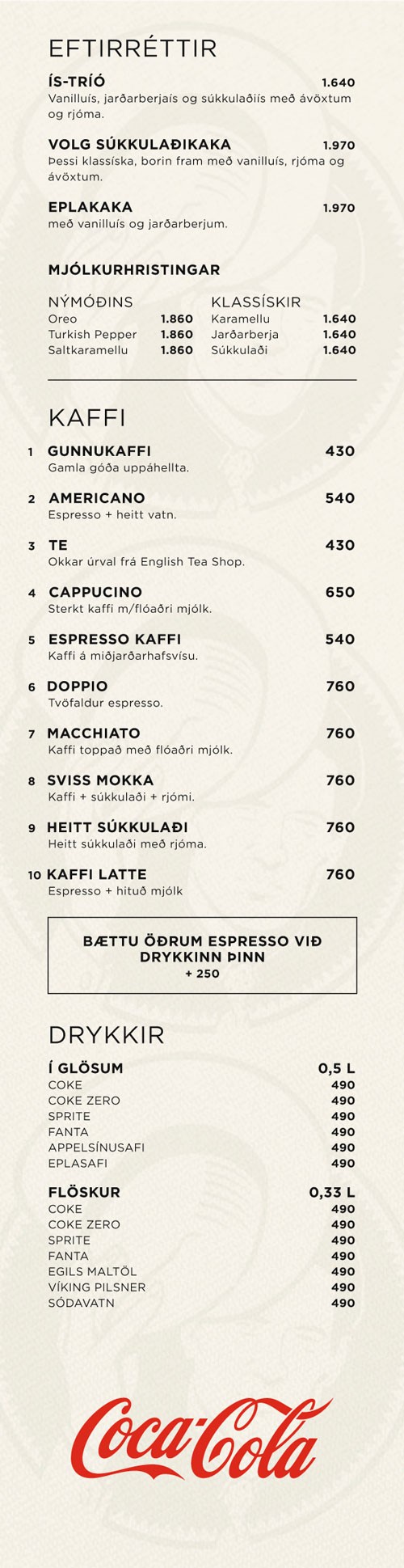 Matseðill Greifans | Greifinn